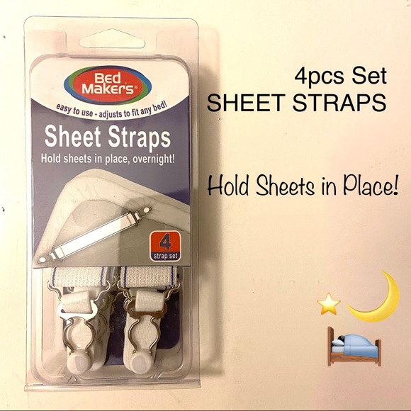 Bedding | Sheet Straps Set Bed Makers Bedroom Neat | Poshmark